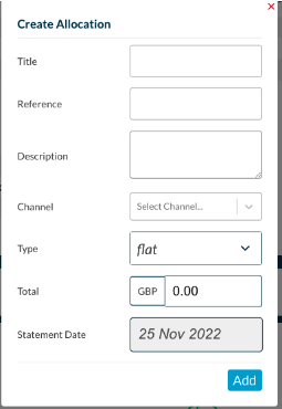 How to manually allocate funds between Channels – Package Travel Protection